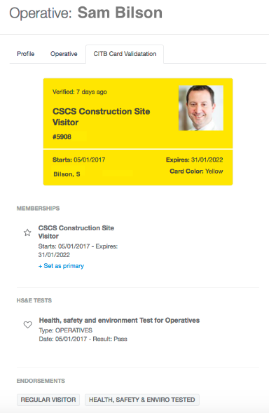 How to View an Operatives CITB Card – Applican Support